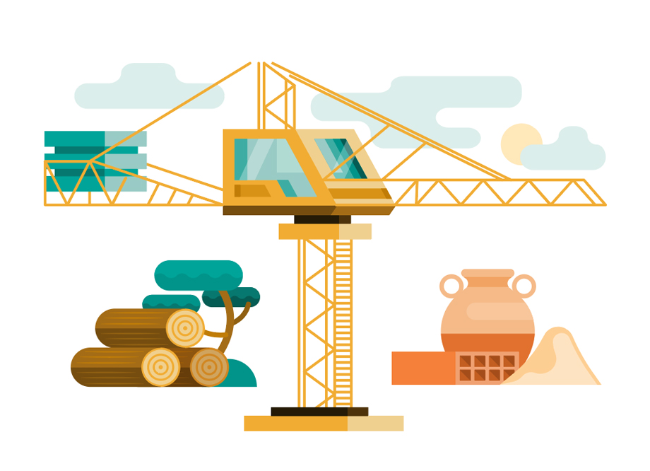 Renewable materials for the building sector [infographic]